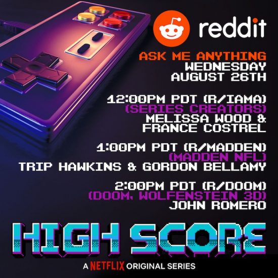 Join Netflix’s High Score cast and crew for a series of AMAs on Reddit ...