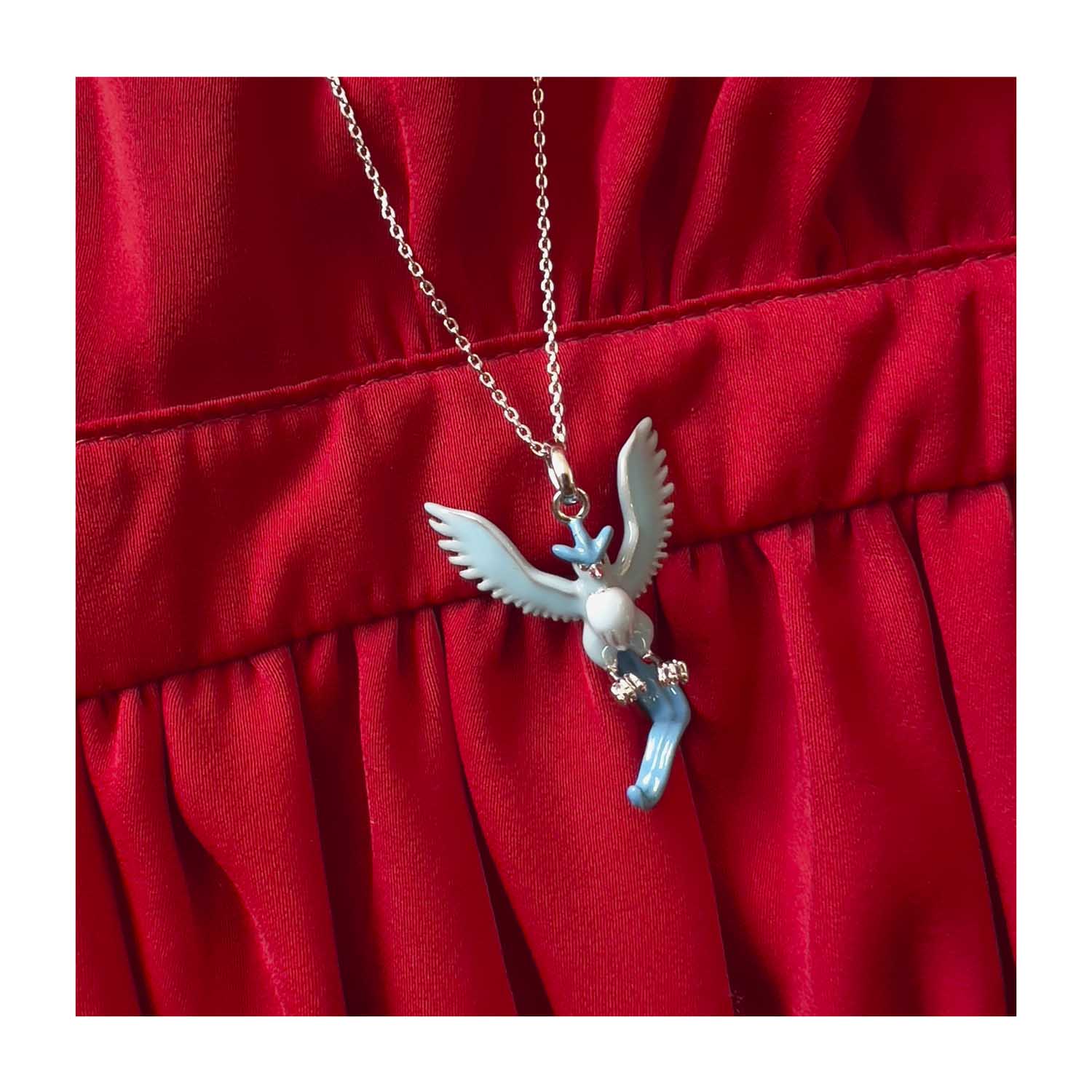 Pokémon Center add sterling silver necklaces for Kanto legendary birds ...