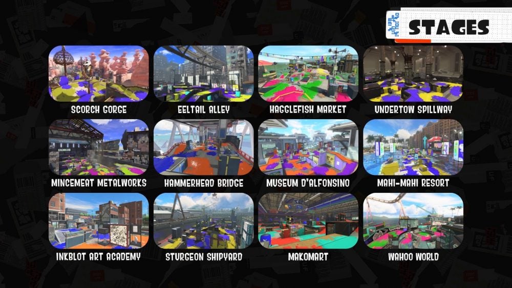 Guide - All Splatoon 3 online multiplayer maps – Nintendo Wire