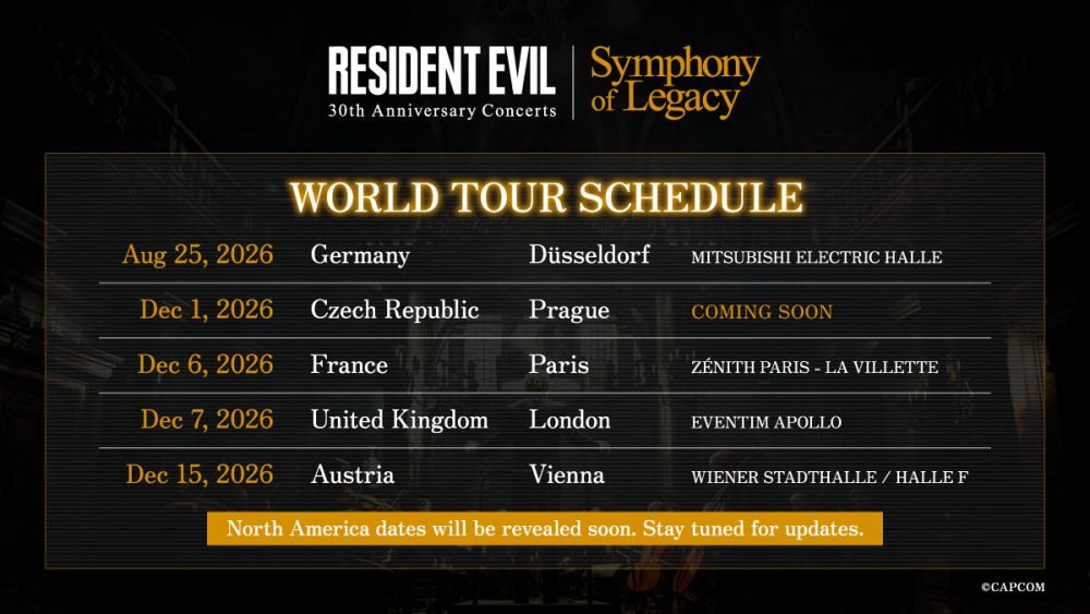 Resident Evil 30th anniversary ‘Symphony of Legacy’ concert tour will ...