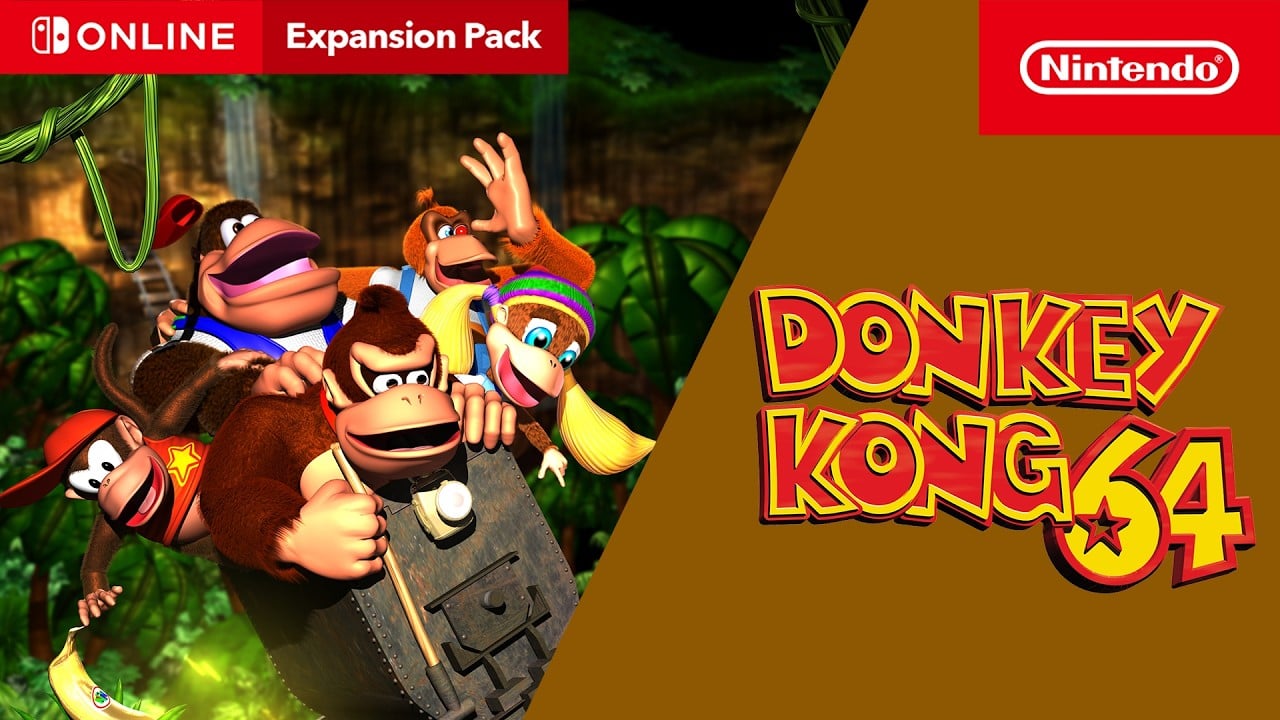 Donkey Kong 64 barrels over to NSO + Expansion Pack on June 4, 2026 ...