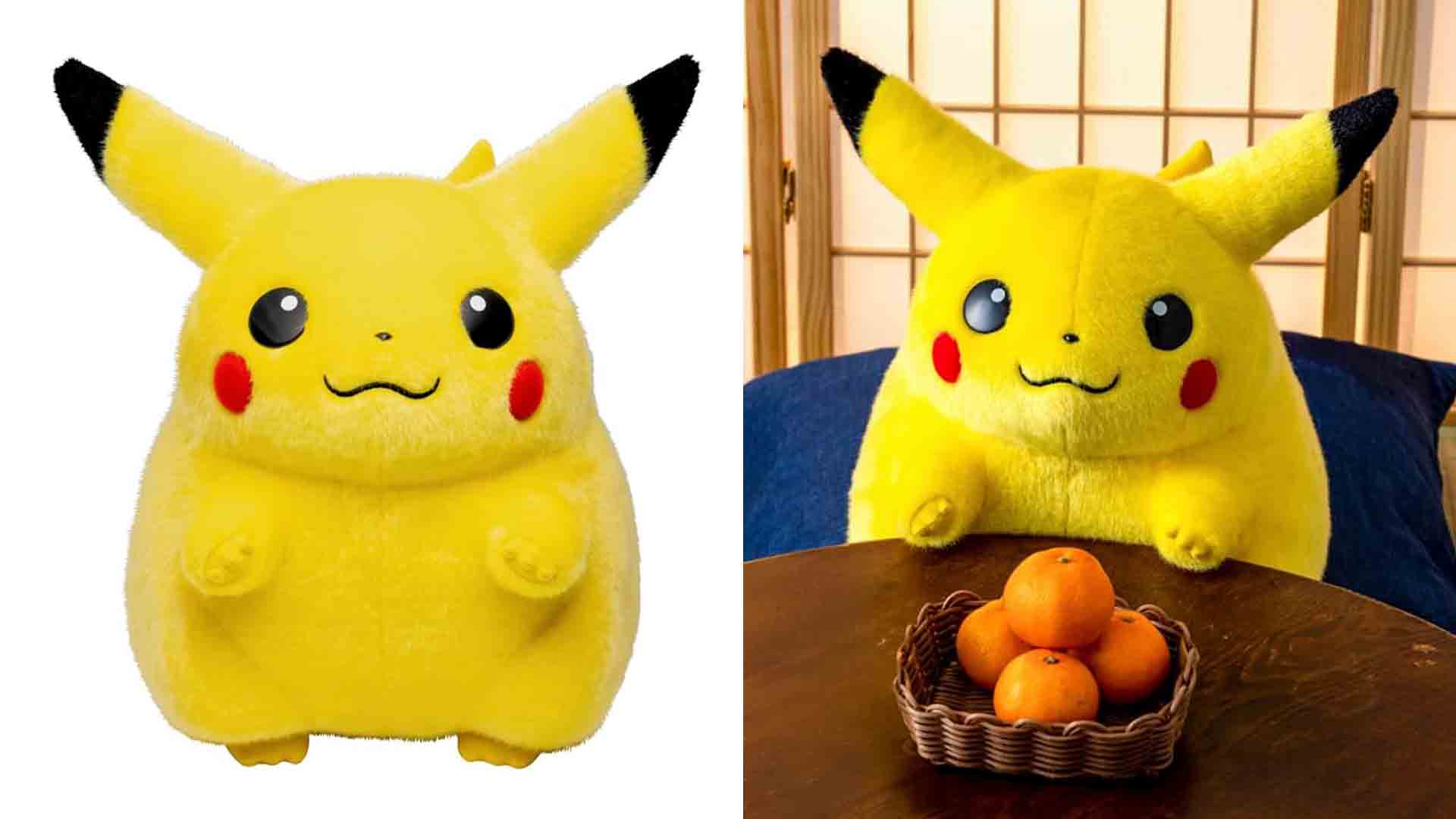 Original round, fat Pikachu plush is getting a second run for Pokémon’s ...