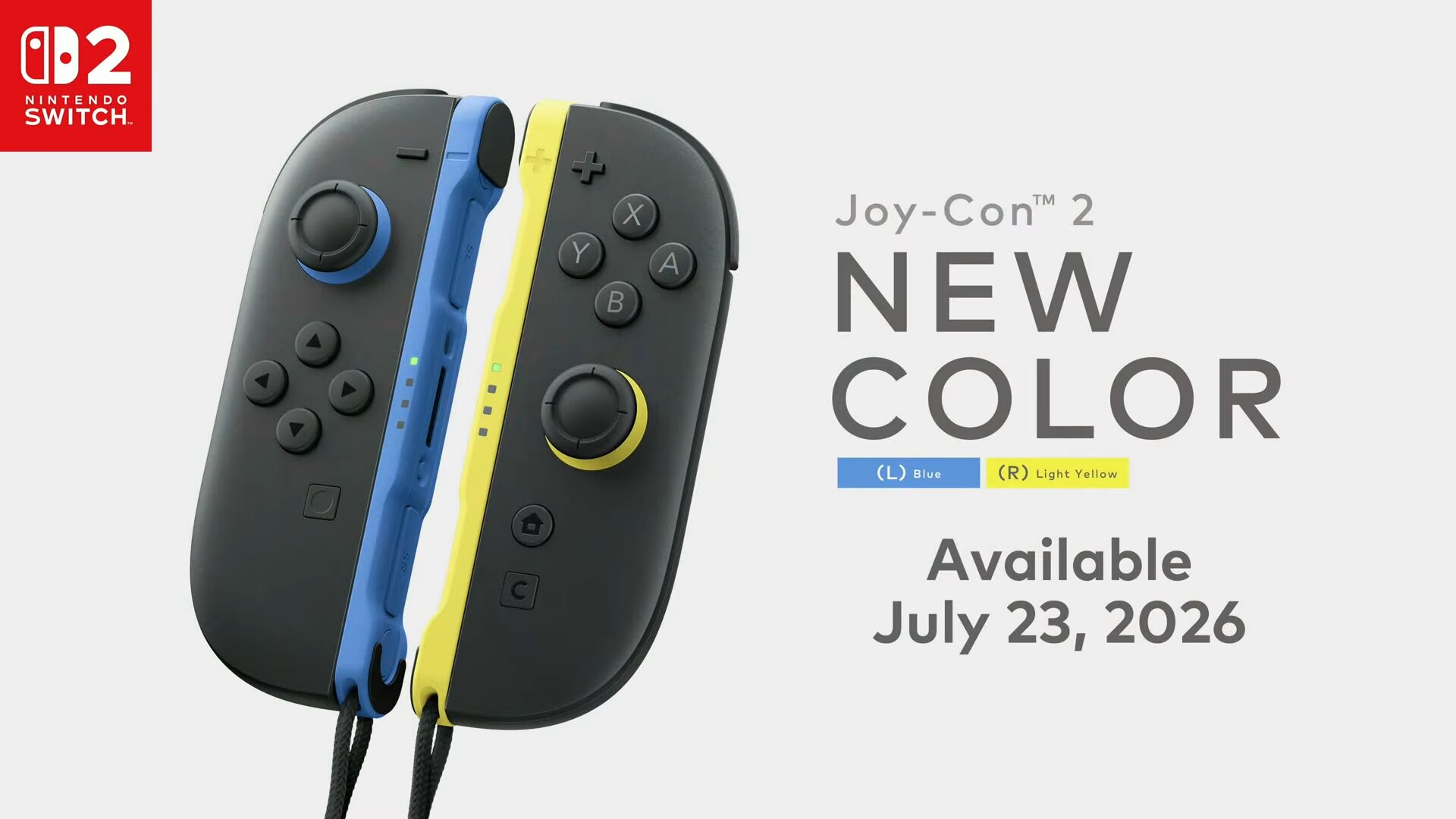 Blue and yellow Switch Joy-Con 2 announced, launching alongside ...